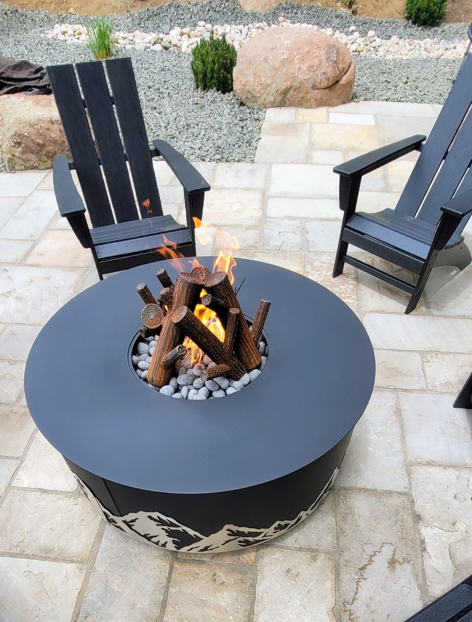 Steel Fire Logs – Circle Pit Edition – Colorado Fire Pits